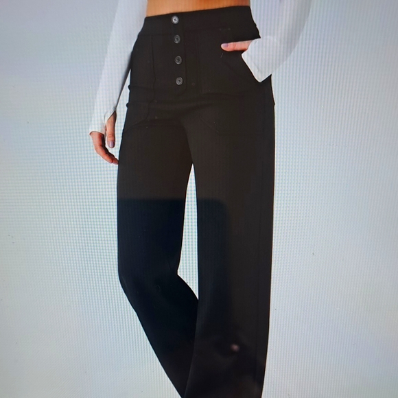 HALARA | Pants & Jumpsuits | Large Halara Button Straight Leg Pant ...